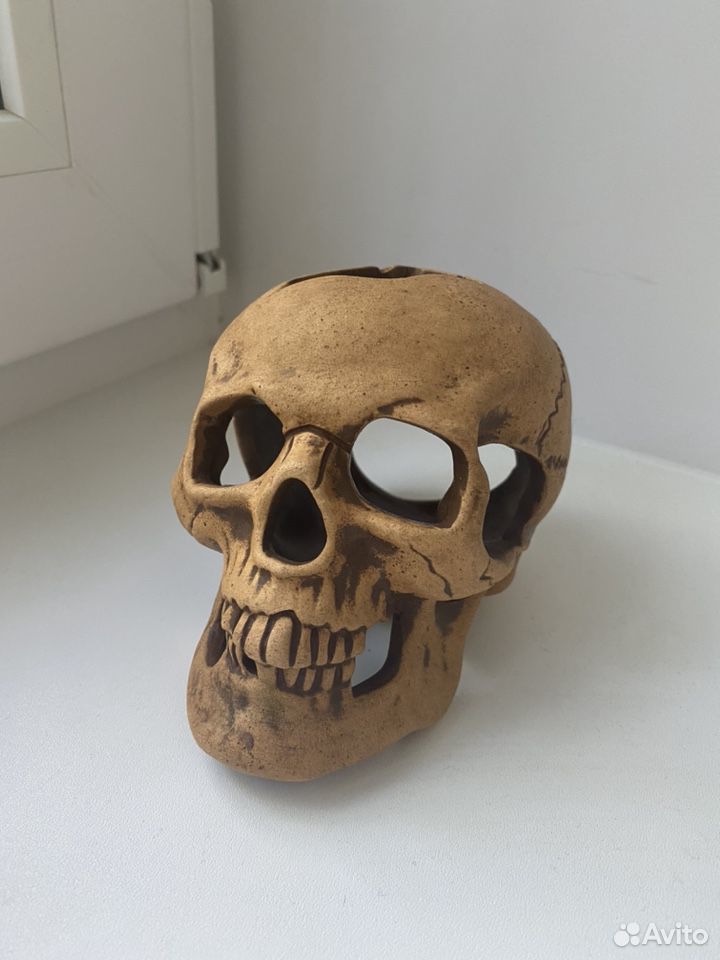 Укрытие для рыбок «Череп»