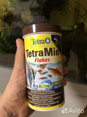 Корм для аквариумных рыб tetra min flakers 500мл