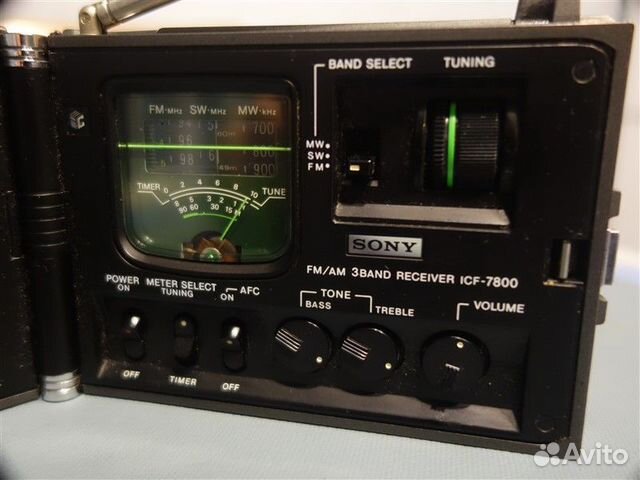 Японский радиоприемник Sony ICF-7800 в Москве, цена 19 999 руб ...