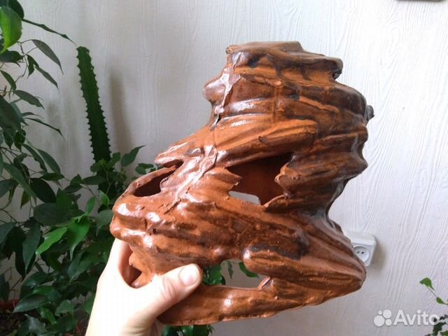 Домик пещера для аквариума